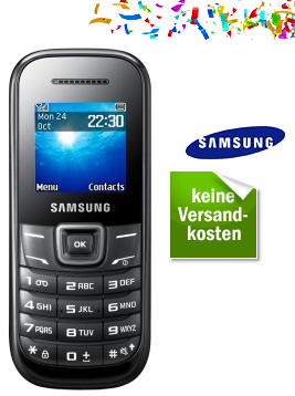 Handy billig | Samsung E1200 für nur 9,99 Euro mit Versand ...